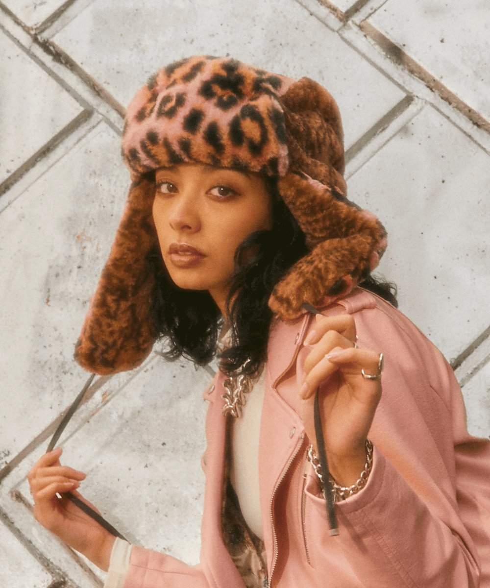 Wild Fur Trapper | L(08) ICED LILAC/COAL (85) | USHANKA | その他 | ｜帽子通販 ...