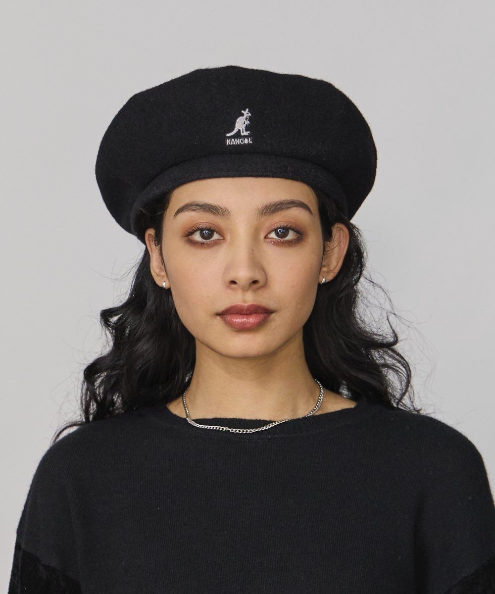【予約】WOOL JAX BERET | M(07) BLACK (01) | BERET | ベレー帽 | ｜帽子通販｜KANGOL(カンゴール）公式オンラインストア